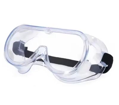 China Medical Safety Goggles Anti-Fog Protection 18×7.3cm with 99% UV Blocking for Hospital Lab Use for sale