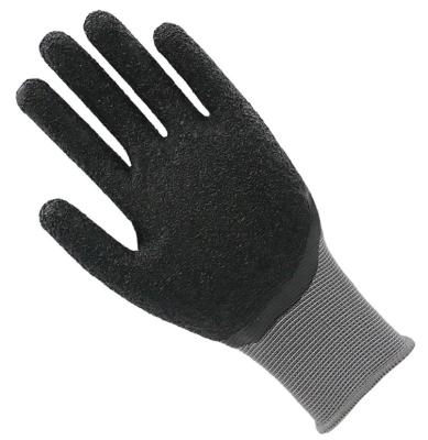 China Polyester Latex Coated Work Gloves Anti-Slip Breathable 13G Nylon S-XXL for sale