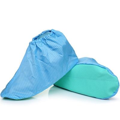 China Disposable Anti-static Non Woven Shoe Cover 17x40cm for Electronic Factory for sale