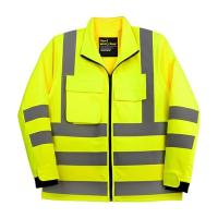 China Class 2 PPE Safety Wear Protective Clothing with 3M Scotchlite Reflective Material 30g-60g for sale
