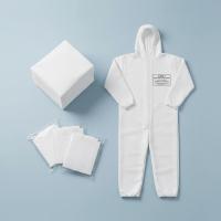 China Disposable PPE Gowns Class 1 AS NZS Compliant Fluid Resistant Protective Coveralls 30g-60g Unisex for sale