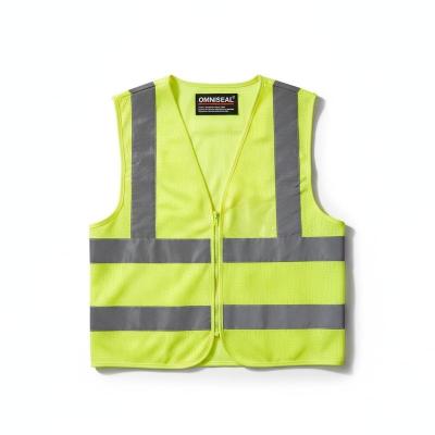 China Omniseal High Visibility Safety Vest Class 1 2 3 Reflective Workwear for Construction Roadside Industrial for sale