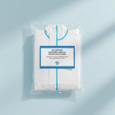 China AS Certified Disposable Medical Protective Clothing Class 1 2 3 Sizes S to XXL for sale