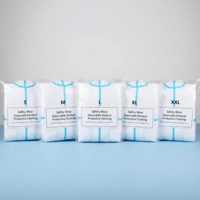 China Disposable Medical Protective Clothing S to XXL for Hospital Clinic Lab Use for sale