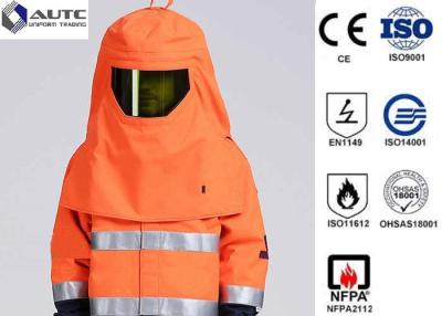 China 55 cal Arc Flash Suit XL Complete Production Line PPE ASTM F1959 ATPV 55cal/cm2 for sale