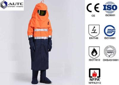 China 55 cal Arc Flash Suit ASTM F1959 ATPV 55cal/cm2 Personal Protective Equipment for sale