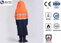 China 3XL Arc Flash Suit 55 cal Complete Production Line PPE Kit ASTM F1959 ATPV 55cal for sale