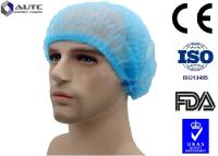 China Blue Anti Dust Surgical Cap Disposable PP Non-Woven Headgear 100pcs/Bag for Medical Use for sale