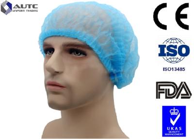 China Blue Anti Dust Surgical Cap Disposable PP Non-Woven Headgear 100pcs/Bag for Medical Use for sale