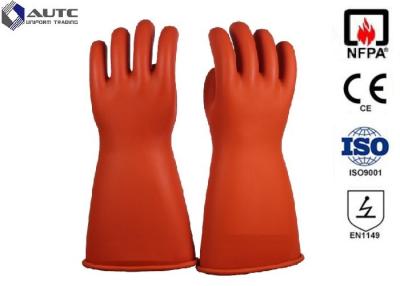 China Dupont Protera Arc Flash Resistant Safety Gloves 1000V Flame Retardant Anti Static Chemical Protection for sale