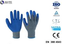 China Cut Resistant Gloves Nylon HPPE Glass Fiber Latex Coated EN388 Level 5 Size 7-11 for sale