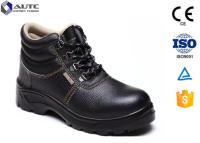 China Industrial Steel Toe Cap Safety Shoes EUR 43 Unisex Leather Work Boots 200J Impact Protection for sale