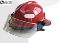 China OEM ODM Fire Fighting Safety Helmet GA44-2015 Certified 1360g Weight ABS/HDPE Construction for sale