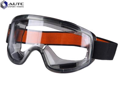 China Clear Lab Safety Goggles Full Protection Spectacles Large Transparent View Window for sale