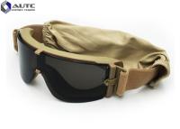 China TR90 Tactical Military Goggles with 3 Interchangeable Lenses Anti-Impact UV400 Protection for sale