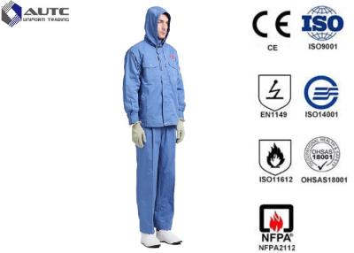 China Fiber Blended High Voltage Conductive Suit for Substation Inspectors S-3XL for sale