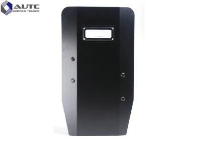 China Steel Ballistic Riot Shield 800x450mm with NIJ IIIA/III/IV Protection, 7.7kg Weight and Adjustable Grip for sale