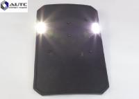 China NIJ Level 5 Handheld Tactical Ballistic Shield with LED Lighting - 102×47×49cm Size, 35kg Weight for sale