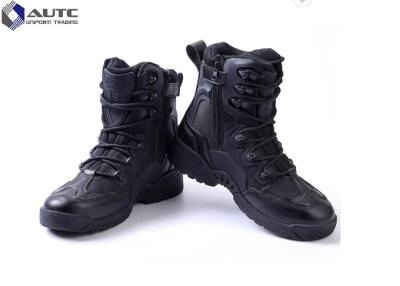 China Men Genuine Leather Waterproof Tactical Boots 8 Inch High Anti Slip Outdoor Hunting Shoes Size 39 47 for sale