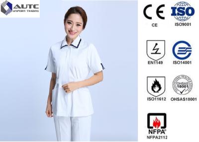 China Cotton Disposable Medical Scrub Suit with Elastic Cuffs - Sizes S-5XL, 25-70 G/M² Weight Options for sale