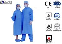 China Sterile Chemotherapy Disposable Hospital Scrubs Gowns S-5XL 58-78cm Width Liquid-Proof CPE Material for sale
