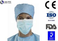 China Full Face Surgical Masks 17.5x9.5cm 3-Ply Medical Grade with >99% BFE FDA Certified for sale