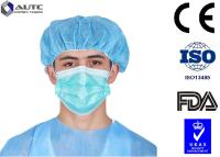 China 3-Ply Disposable Face Mask 17.5x9.5cm with FDA 510K Certification and 99% BFE for Medical and Industrial Use for sale