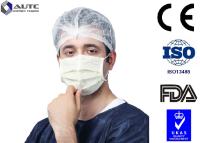 China 3-Ply Medical Face Mask 17.5x9.5cm with >99% BFE, FDA 510K Certified for Hospital and Clinical Use for sale