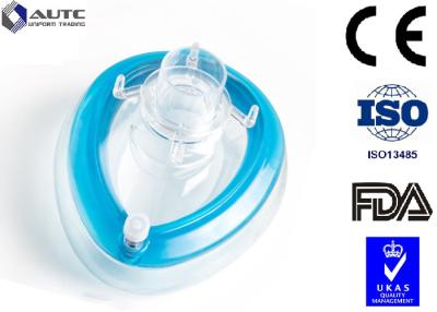 China Medical Disposable Oxygen Breathing Anesthesia Face Mask with 15mm Connector - Neonatal, Pediatric & Adult Sizes for sale