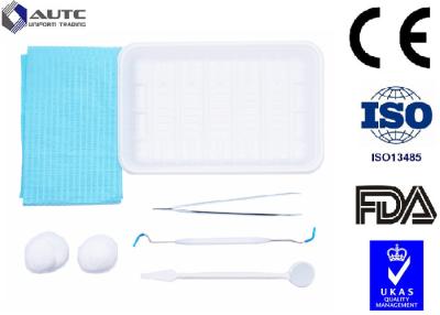 China 7-in-1 Sterile Dental Examination Kit with CE & FDA Certification - Disposable Instruments Set for sale