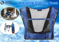 China EN20471 Nylon Air Cooled Welding Cooling Vest 39cm with Vortex Tube 4-8bar for sale