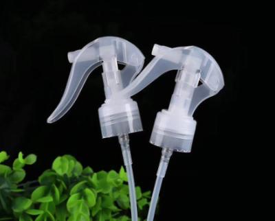 China 28/410 Trigger Sprayer Plastic Lotion Pump - BPA-Free Transparent Design with 28/410 Thread Size for sale