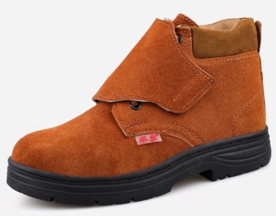 China SGS Anti Puncture Cowhide SB Welding Work Safety  Boots for sale