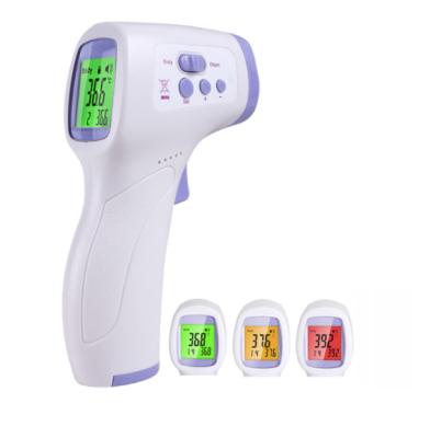 China ABS Plastic Digital Infrared Thermometer Gun with 3-5cm Range and 1-Second Response for Body and Surface Temperature Measurement for sale