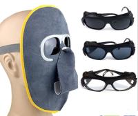 China 0.5ms Response Cowhide Welding Glasses Anti Impact Shade 12 Arc Lens for sale