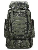 China AUTC 80L Tactical Backpack 70x32x16cm Waterproof Military Hiking Bag with Laptop Compartment for sale