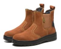 China Electric Welding Leather Steel Toe Safety Shoes Anti Smashing Wear Resistant Waterproof Size 36-47 for sale