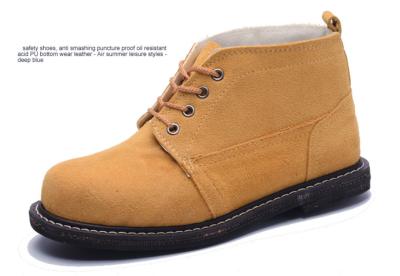 China High Top Martin Steel Toe Safety Boots Suede Leather Welding Work Shoes Anti-Slip 18kV EH Rated for sale
