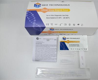 China COVID-19 Antigen Rapid Test Cassette Kit for SARS-CoV-2 Detection with 15-Minute Results and 100μL Sample Volume for sale