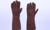China Full Cowhide Welding Gloves 16 Inch Heat Resistant MIG TIG Heavy Duty Leather Work Gloves for sale