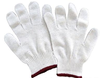 China Cotton Safety Working Gloves Anti-Wear Thickening Hand Protection 12 Pairs per Bag for sale