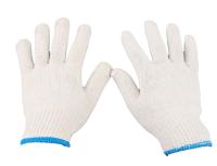 China 10 Gauges 50grams Natural White Work Cotton Gloves for sale