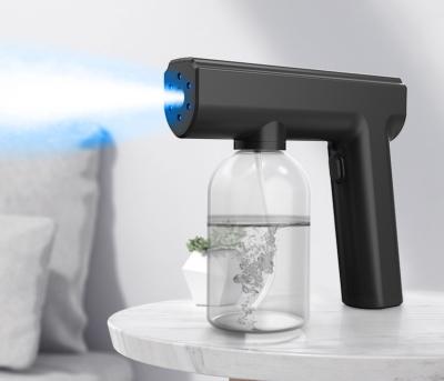 China Wireless Nano Blu Ray Sterilization Atomization Disinfection Gun 300ML 2000mAh Portable Charging for sale