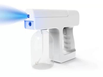 China Household Alcohol Nano Atomization Disinfection Gun - 300ML Capacity, 2000mAh Battery, Blue Light Sterilization for sale