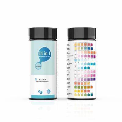 China Home Health Water Test Strips 14 in 1 For Personal & Family Wellness for sale