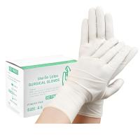 China Disposable Sterile Latex Surgical Gloves Puncture Resistant for Maximum Protection for sale