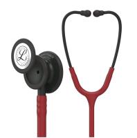China 3M Littmann Classic III Monitoring Stethoscope Black-Finish Chest-piece stem and headset 27 inch 5868 Burgundy Tube for sale