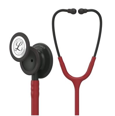 China 3M Littmann Classic III Monitoring Stethoscope Black-Finish Chest-piece stem and headset 27 inch 5868 Burgundy Tube for sale