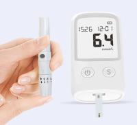 China No Coding Blood Glucose Meter 0.6μL Sample and Results in 5 Seconds Easy for Seniors for sale