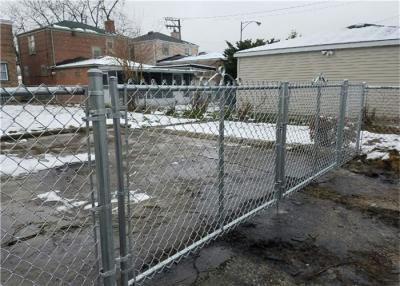 China 6ft x 50ft Galvanized Steel 9 Gauge heavy duty industrial chain link fencing for sale